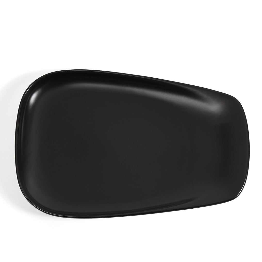 Lino Large Pulled Plate, Matte Black – notNeutral